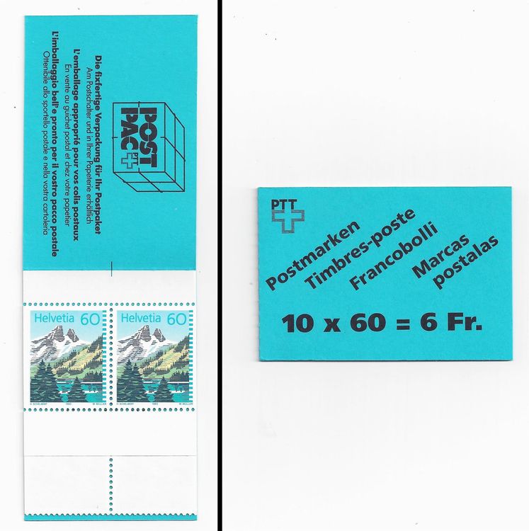 Markenheft FWM **: 0-94 Bergseen, 1993 | Kaufen auf Ricardo