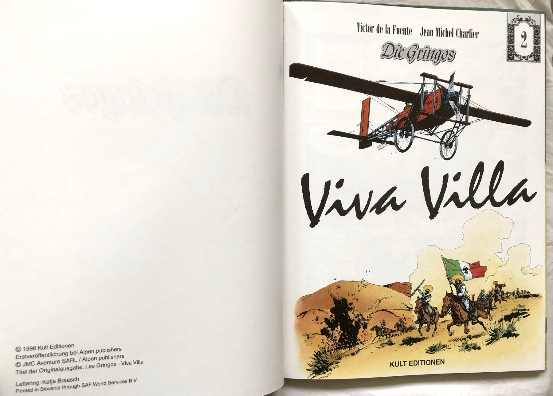 Die Gringos - Band 2 - Viva Villa - Kult Editionen - HC (Gebraucht) in ...