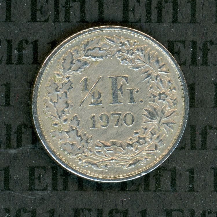 CHF___0.50 1970 -vz 50 Rappen | Kaufen auf Ricardo