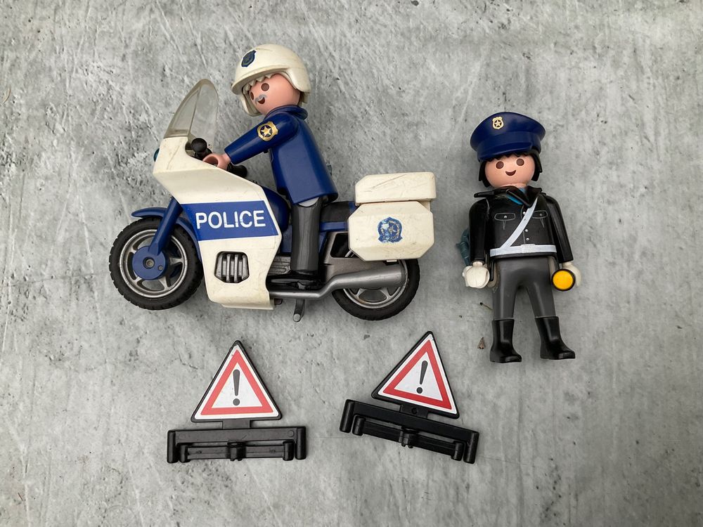 Playmobil Polizist mit Motorrad | Kaufen auf Ricardo
