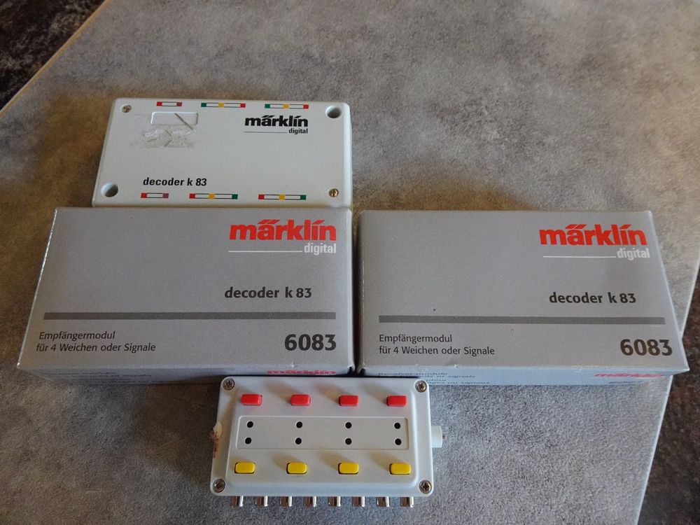 Märklin 6083 3 Digital Decoder K 83 / int 81 (Gebraucht) in Winterthur ...