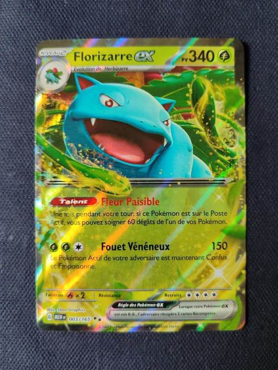 Carte Pokemon Florizarre EX MEW003 151 Français FR | Kaufen auf Ricardo