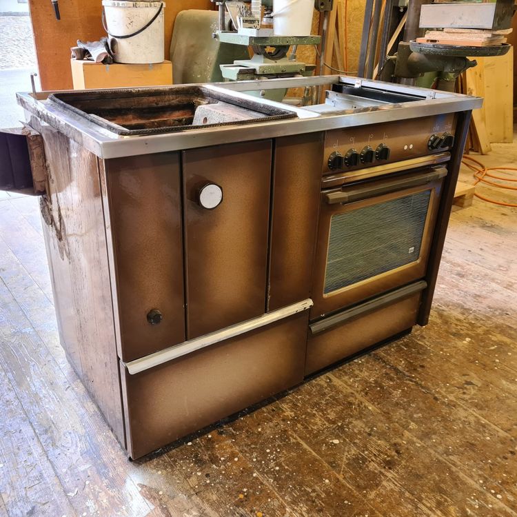 Kochherd/Holzherd mit Glaskeramik | Kaufen auf Ricardo