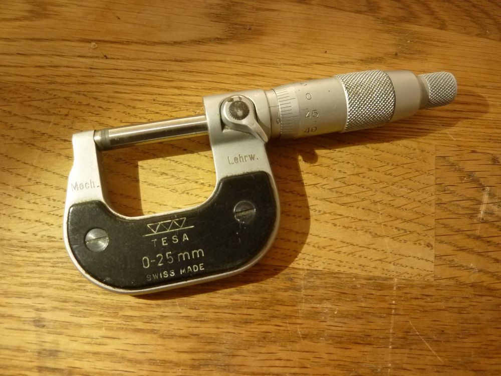 TESA Swiss Made Micrometer 0 - 25 (Gebraucht) in Hochfelden für CHF 35 ...