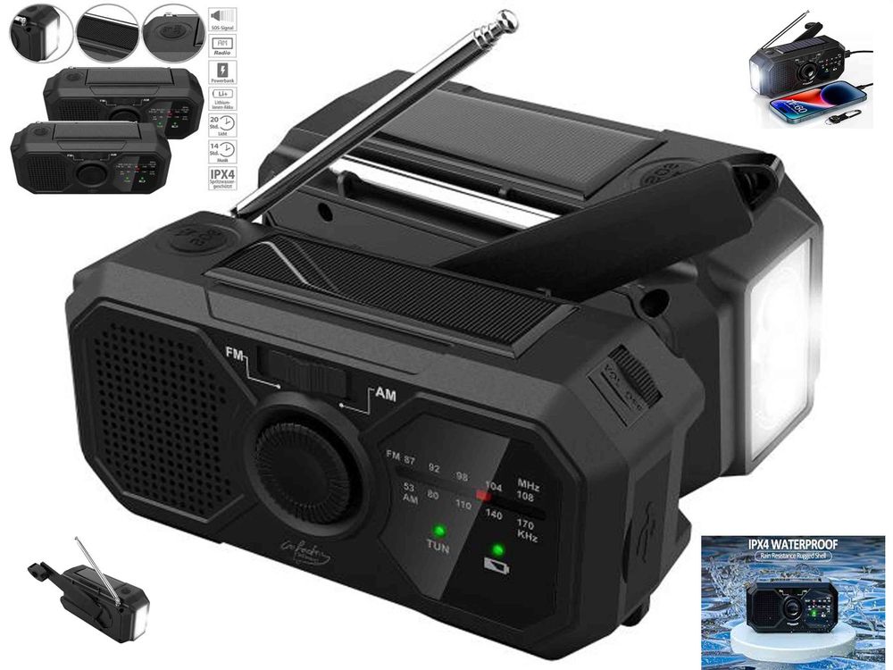 Solar- und Dynamo-Koffer-Radio (Neu und originalverpackt) in moosseedorf für CHF 6 – mit ...