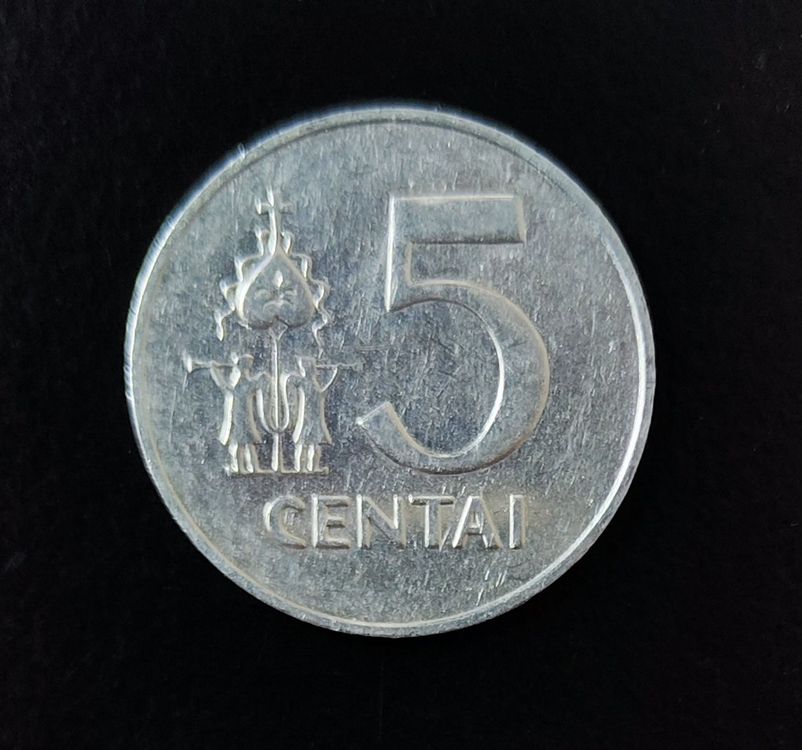 5 Centai Münze Litauen 1991 (Gebraucht) in Lenzburg für CHF 1 – mit ...