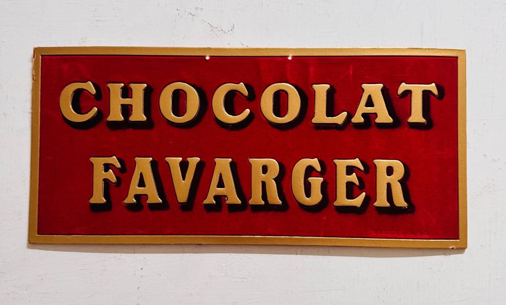 Carton publicitaire Chocolat FAVARGER, 1920 (D'occasion) à Choulex pour ...