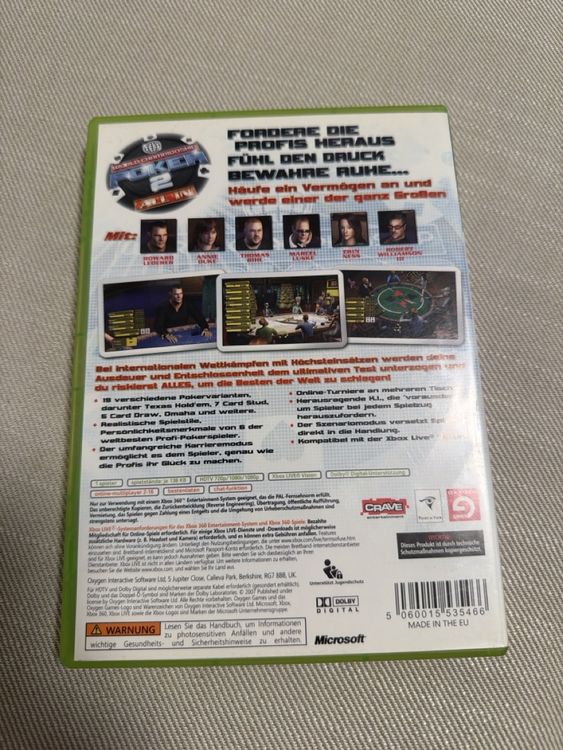 Xbox 360 Spiel: World Championship Poker 2 - All In (Gebraucht) in ...
