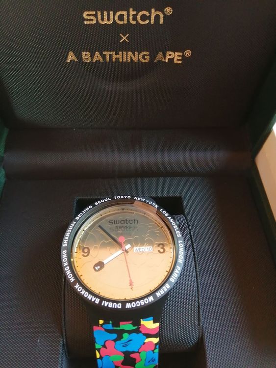 swatch a bathing ape X BAPE Tokyo black new limited edition | Kaufen ...