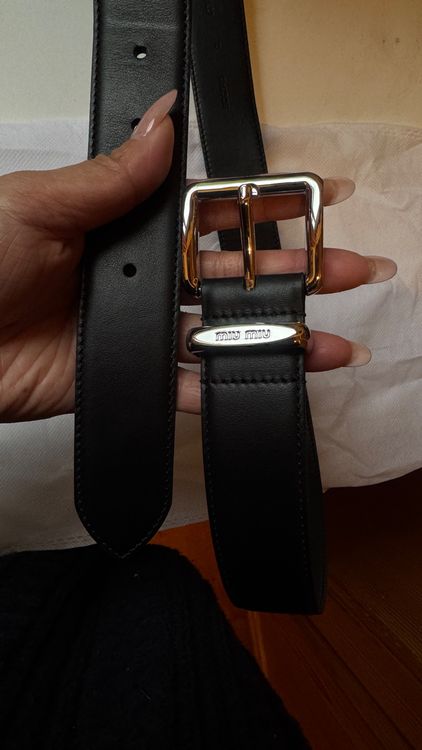 belt black silver buckle (Neu (gemäss Beschreibung)) in Chur für CHF ...