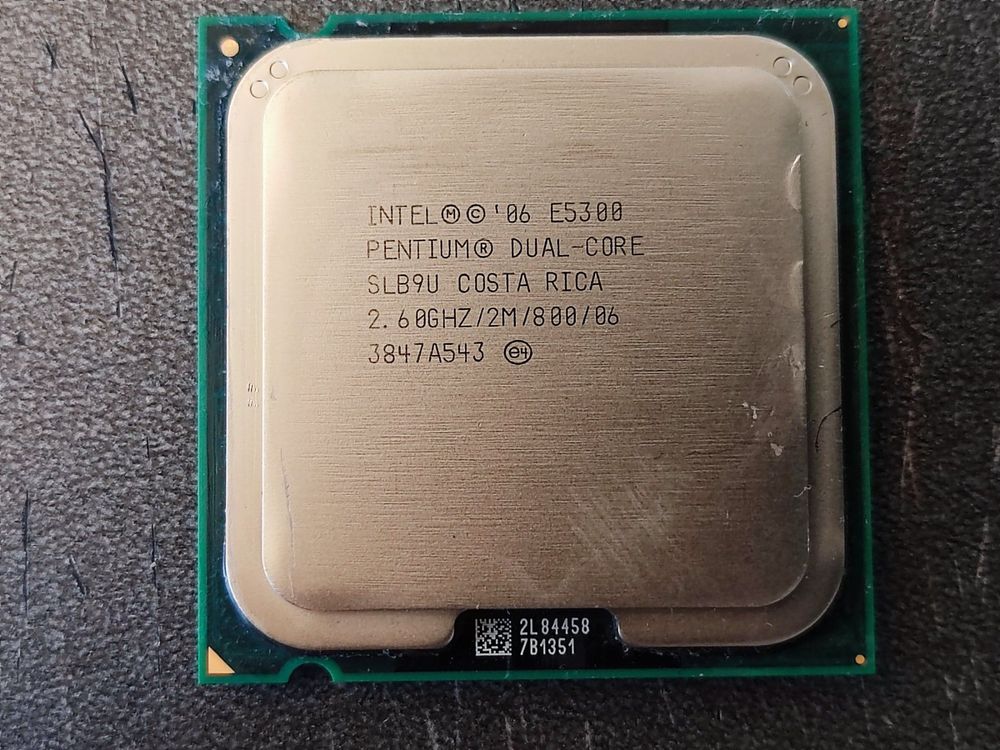Intel® Pentium® Prozessor E5300 2 MB Cache, 2,60 GHz 800-FSB (Gebraucht ...