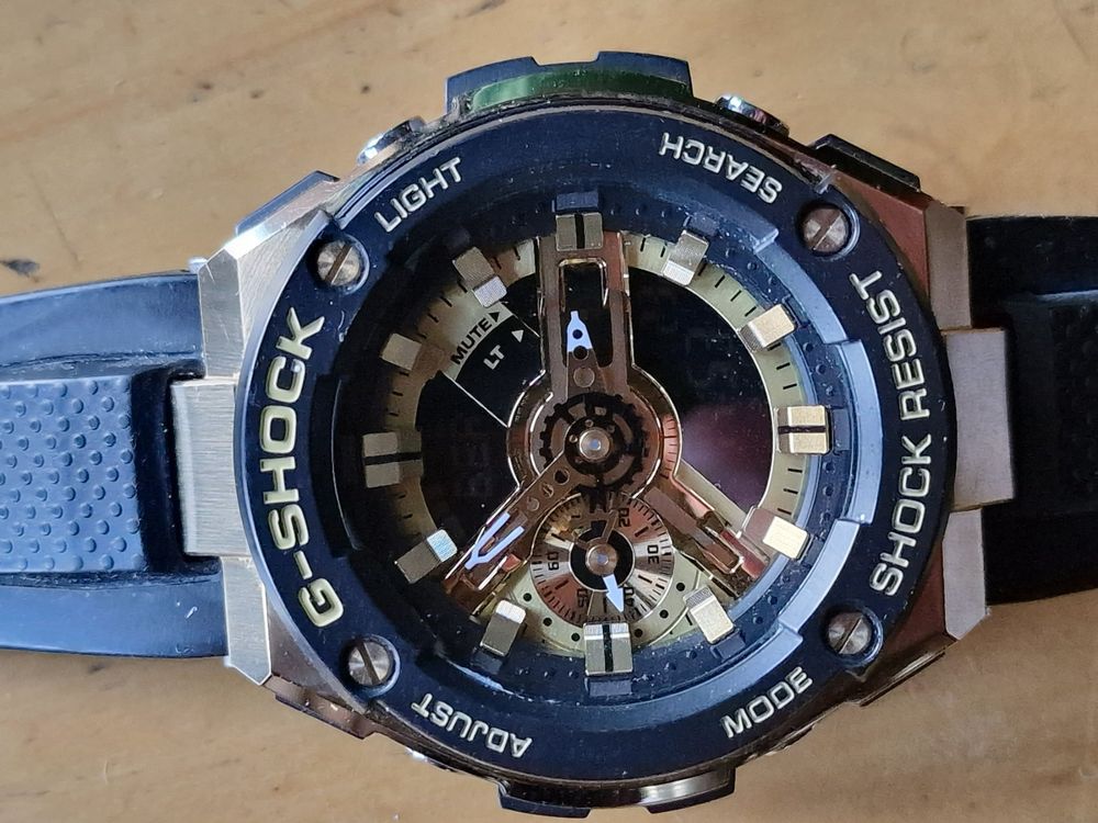 Casio G-Shock gold/schwarz wie Hublot Big Bang | Kaufen auf Ricardo
