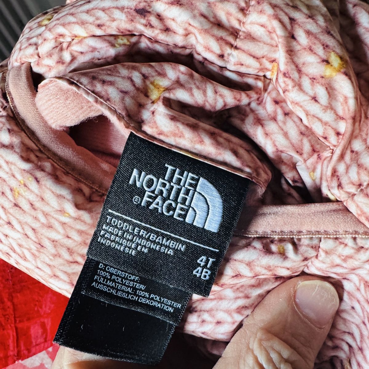 veste rose à capuche, T4, 3-4 ans North Face (Neuf (Voir description ...