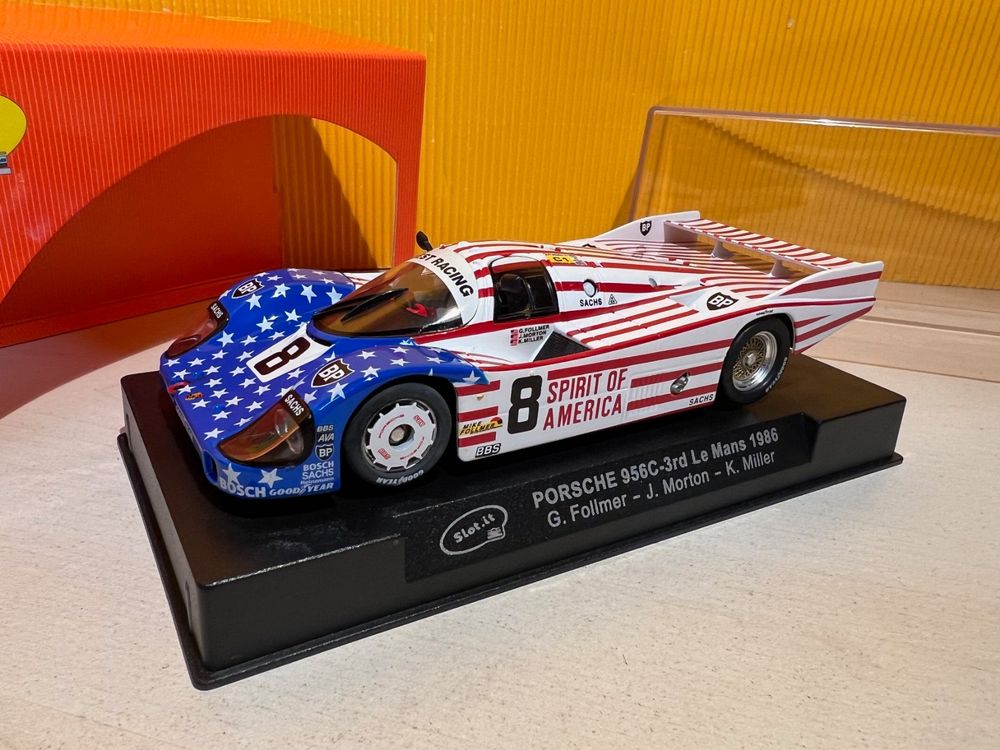 PORSCHE 956C «3rd. Le Mans 1986» – SLOT.IT - NEU (Neu (gemäss ...