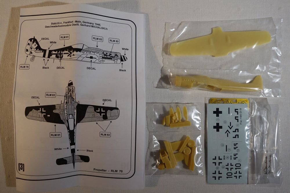 Artmaster 80145 Focke-Wulf Fw 190 A-8 Resin Kit 1:87 (Neu (gemäss ...