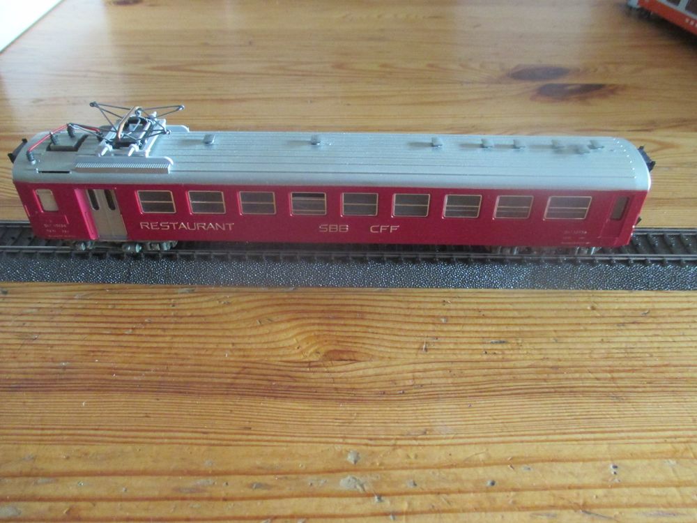 Fleischmann HO AC SBB Restaurant mit Beleuchtung (Gebraucht) in Breitenbach für CHF 8 – mit ...
