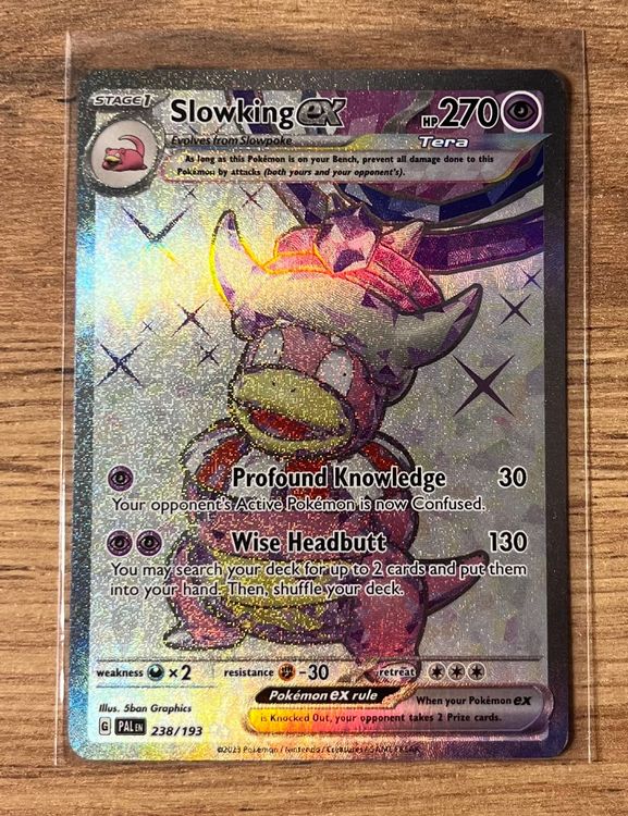 Slowking EX FULL ART 238/193 Pokemon Paldea Evolved (Neu (gemäss ...