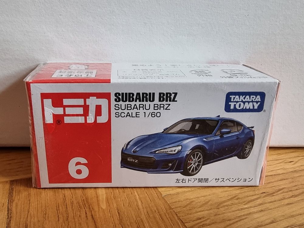 Tomica #6 SUBARU BRZ (Gebraucht) in Chateau d'Oex für CHF 8.9 – mit Lieferung auf Ricardo kaufen