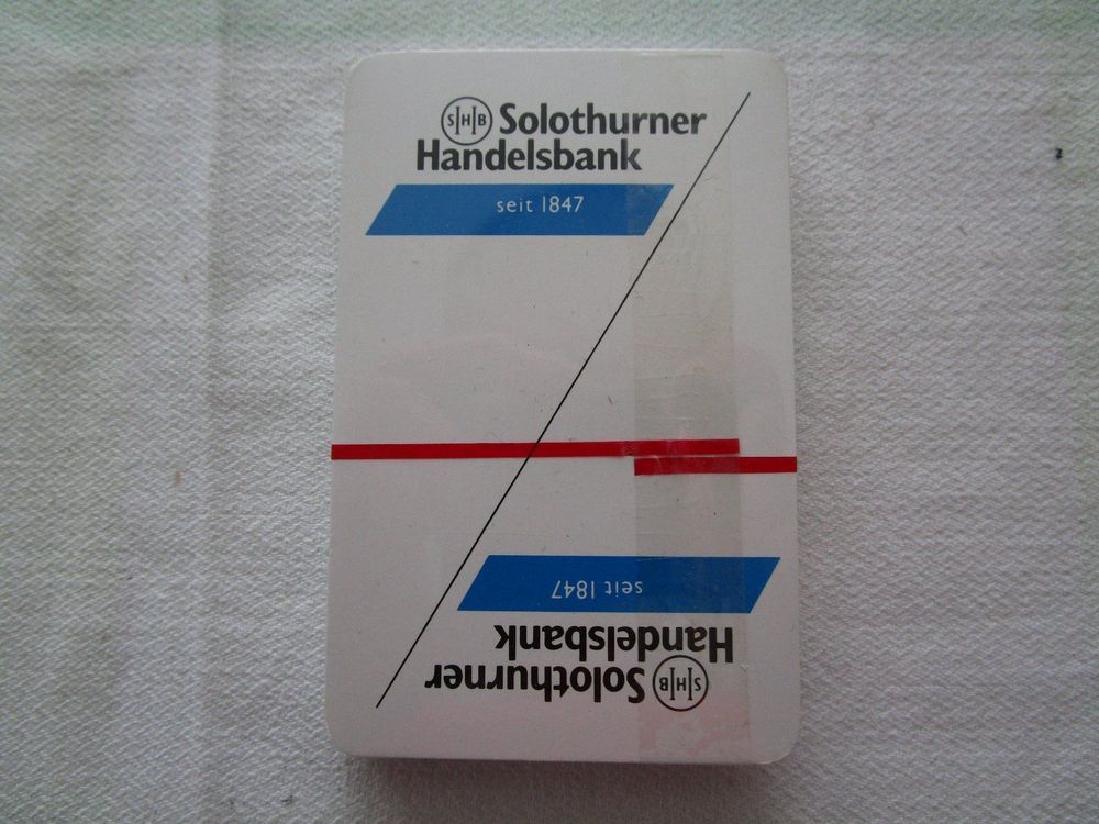 Spielzeug/Jassenkarten, Soloth. Handelsbank, Werbung/Reklame | Kaufen auf Ricardo