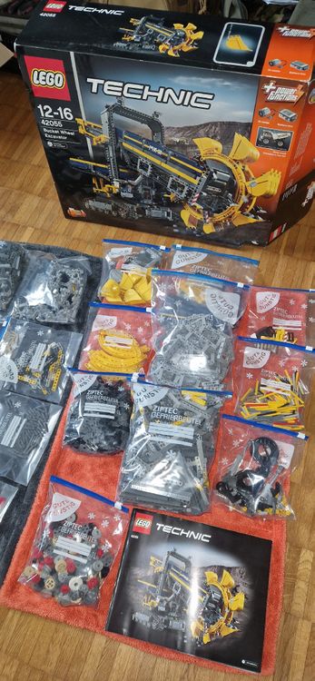 Lego Technic 42055 Schaufelradbagger zerlegt & sortiert (Gebraucht) in ...