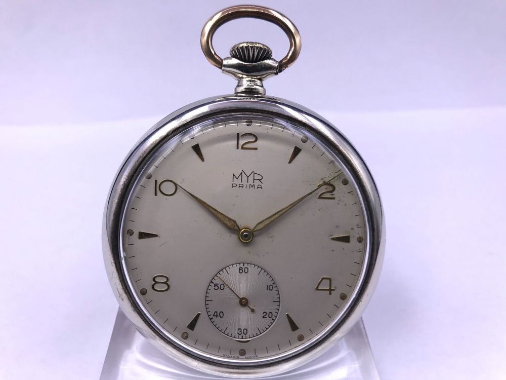 MYR Prima OpenFace Taschenuhr 50mm | Kaufen auf Ricardo