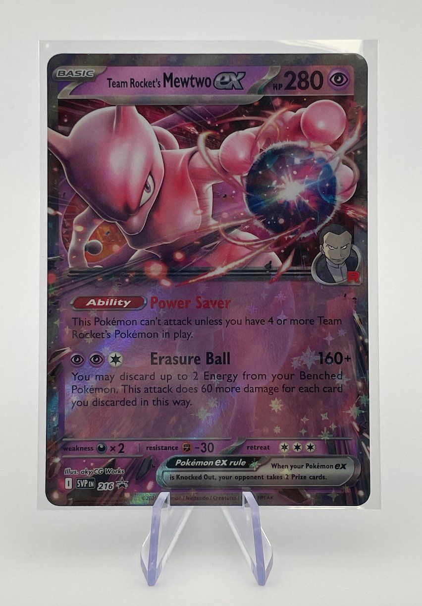 Pokemon Team Rocket’s Mewtwo ex 216 – SV Promo – MINT (EN) (Gebraucht ...
