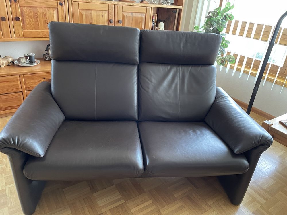 2er Echt-Leder-Sofa (Pfister) | Kaufen auf Ricardo