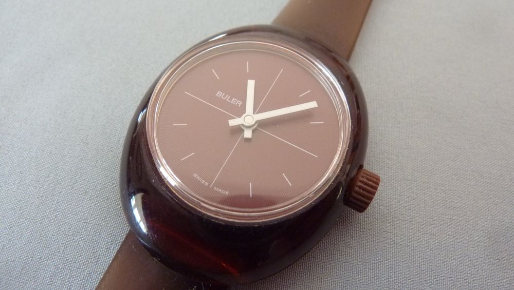 BULER Vintage Kult Uhr NOS 1975 Ur-Swatch? (Neu (gemäss Beschreibung ...