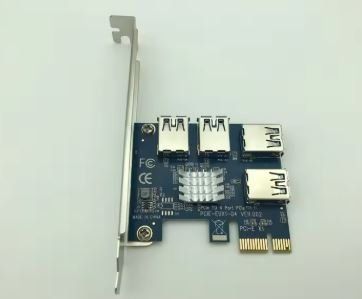 PCIe 1 to 4 PCI express 16X slots Riser Card (USB) (Gebraucht) in Ebmatingen für CHF 22 – mit ...