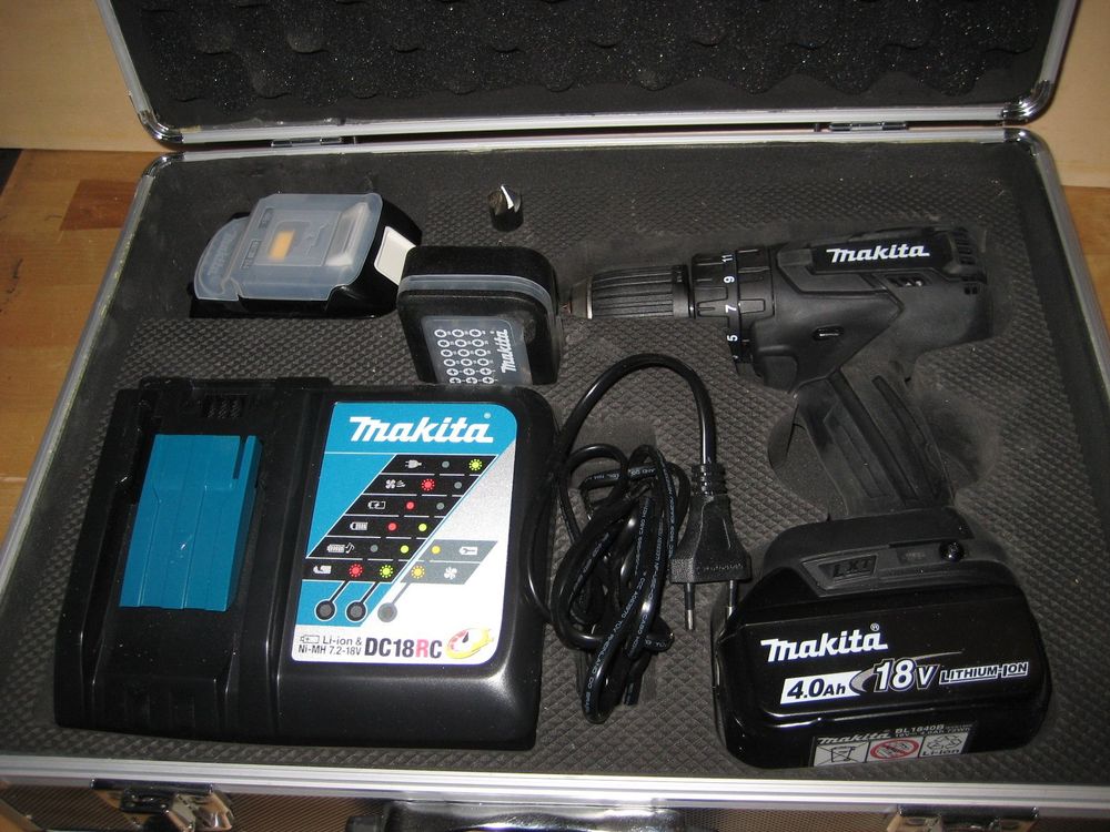 Makita Akkuschrauber DHP 459 2 Akkus 4 Ah Bitbox (Gebraucht) in ARISDORF für CHF 200 – mit ...