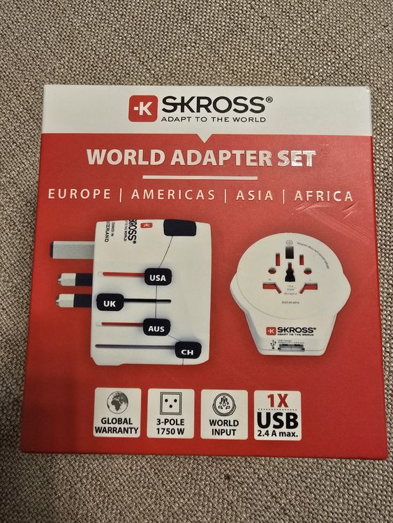 SKROSS World Adapter Set PRO – New & Sealed (Neu und originalverpackt ...