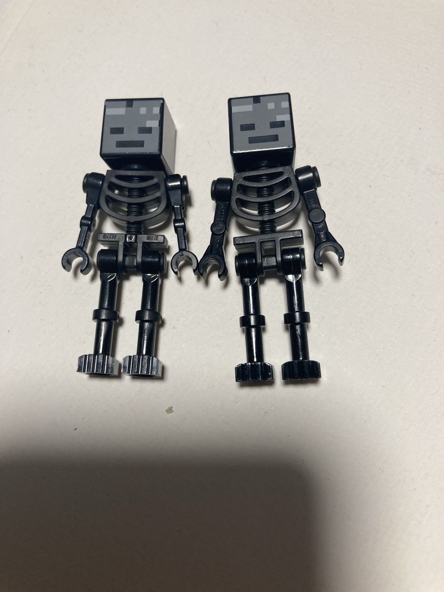 2× LEGO Minecraft Wither-Skelette – Minifiguren (Set) (Gebraucht) in ...