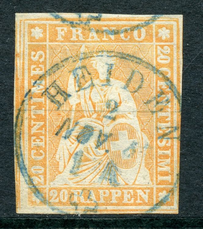 Zst 25 Ba Strubel - Heiden 2. Nov 5? - Befund Max Hertsch (Gebraucht ...