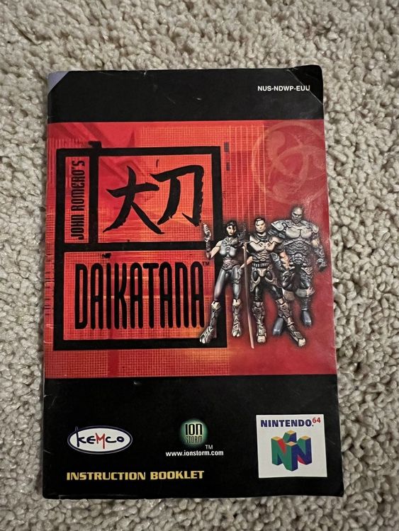 Daikatana Spielanleitung Nintendo 64 N64 (Gebraucht) in Winkel für CHF ...