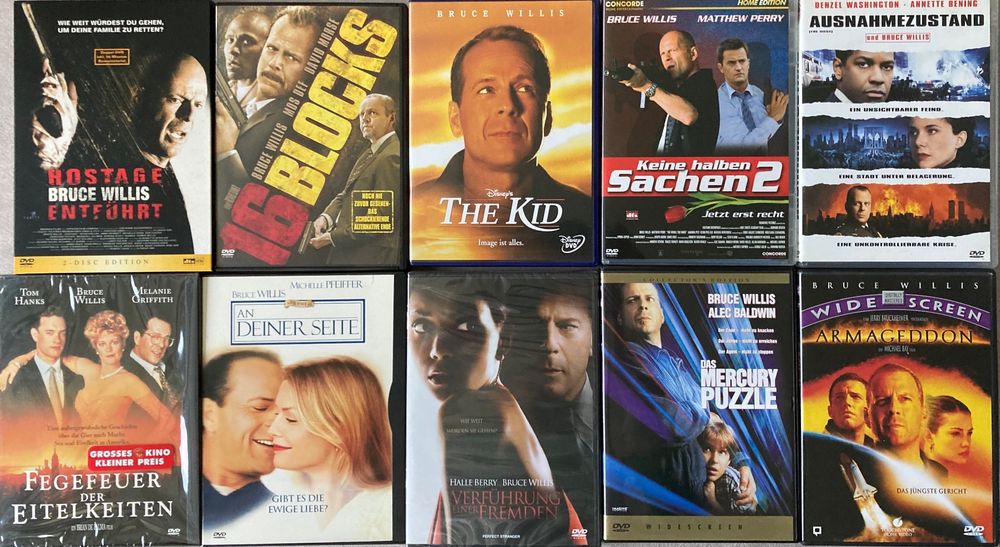 10x Bruce Willis - DVD Sammlung | Kaufen auf Ricardo