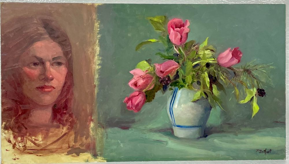 Jo Seifert Stilleben mit Portraits Gemälde | Kaufen auf Ricardo