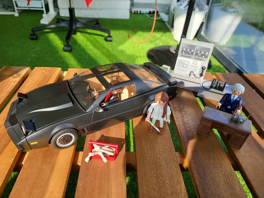 Playmobil Knight Rider K.I.T.T set (Gebraucht) in Lyss für CHF 25 – mit ...