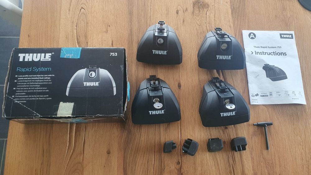 Thule 753 Rapid System Lastenträgerfuss/pied de barre (Gebraucht) in ...