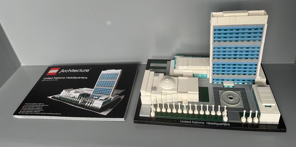 Komplettset Lego United Nations Headquarters 21018 + Bauplan | Kaufen ...