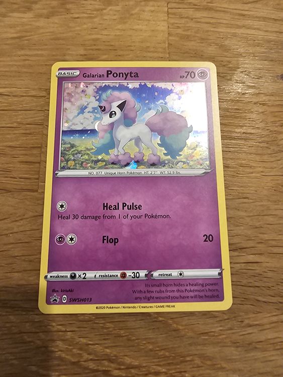 Pokemon Karte Galar Ponita (Neu (gemäss Beschreibung)) in Au SG für CHF 2 – mit Lieferung auf ...