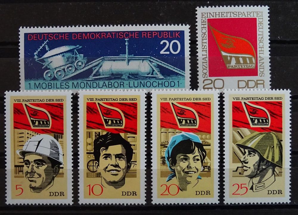 DDR 1971, 6 Werte **postfrisch (Neu (gemäss Beschreibung)) in Haslen für CHF 0.4 – mit Lieferung ...