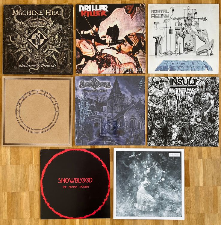 LP-Paket_16 LPs/12“_Metal_von Doom über Thrash bis Death (Gebraucht) in ...