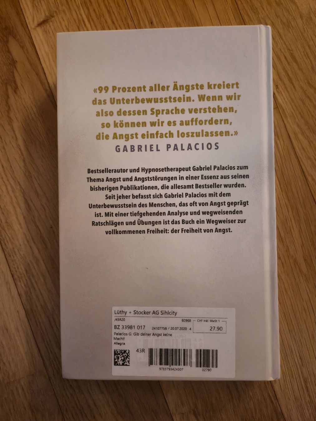 Gib deiner Angst keine Macht - Gabriel Palacios (Neu (gemäss ...