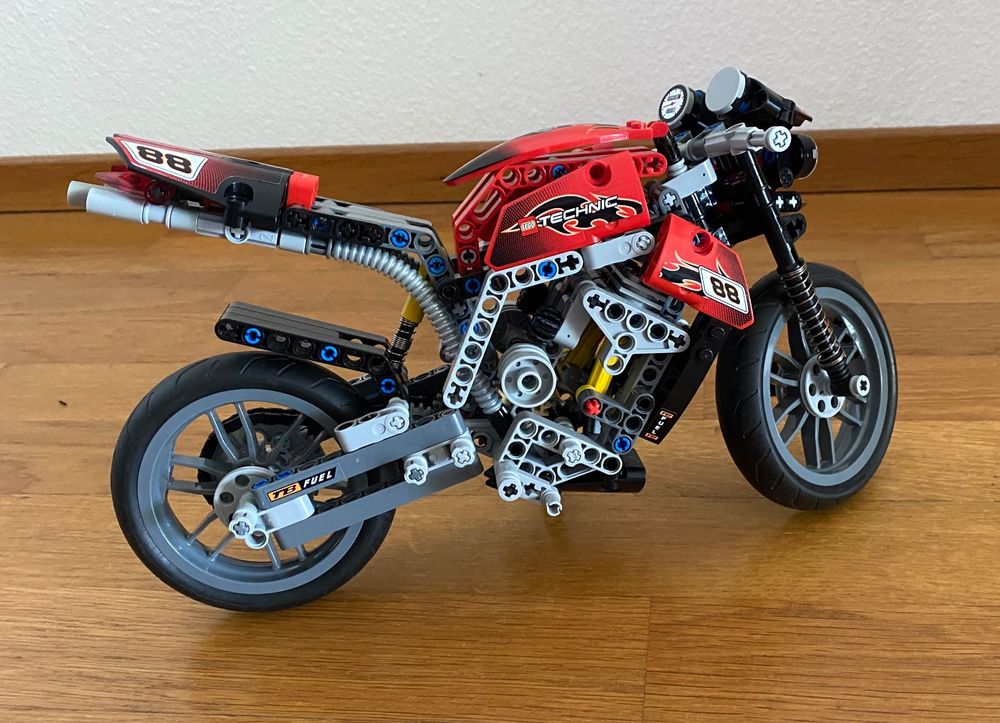 LEGO Technic 8051 Motorbike Bike Motorrad Rennmotorrad (Gebraucht) in ...