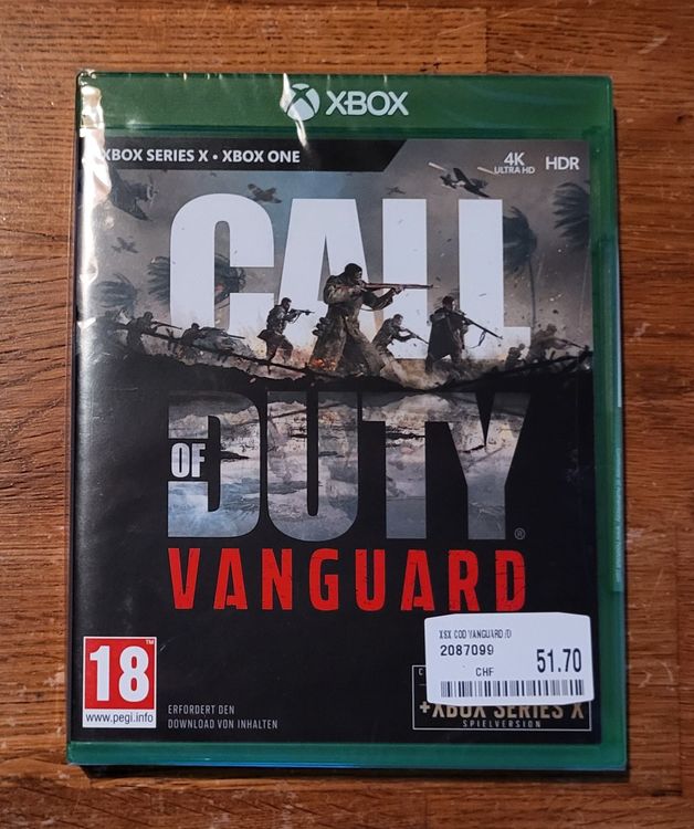 Call of Duty Vanguard Game - CoD- Xbox Series X - Neu - OVP (Neu und ...