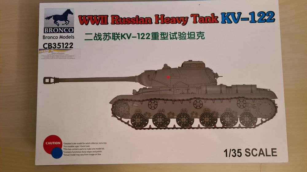 1:35 KV-122 WWII Russian Heavy Tank - Bronco CB35122 | Kaufen auf Ricardo