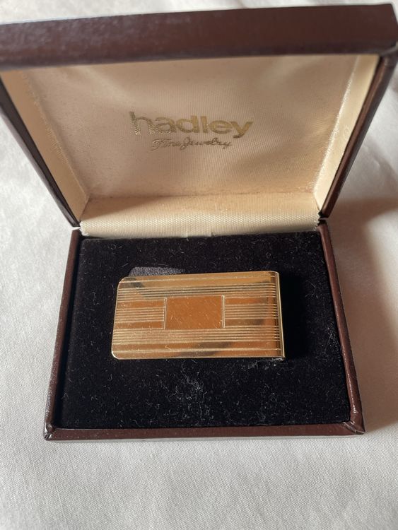Hadley Gold Money Clip with Original Box (Neu (gemäss Beschreibung)) in ...