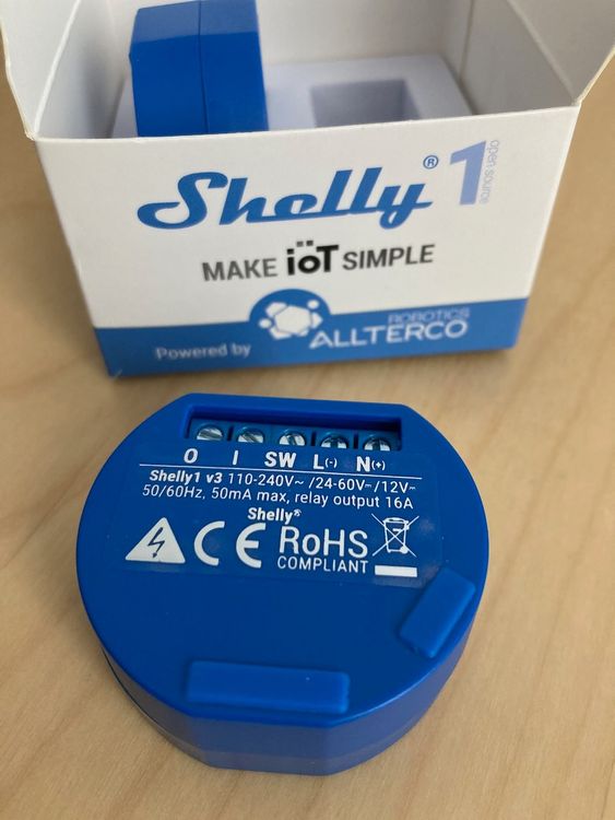 Shelly WLAN-Schaltaktor (Shelly 1) | Kaufen auf Ricardo
