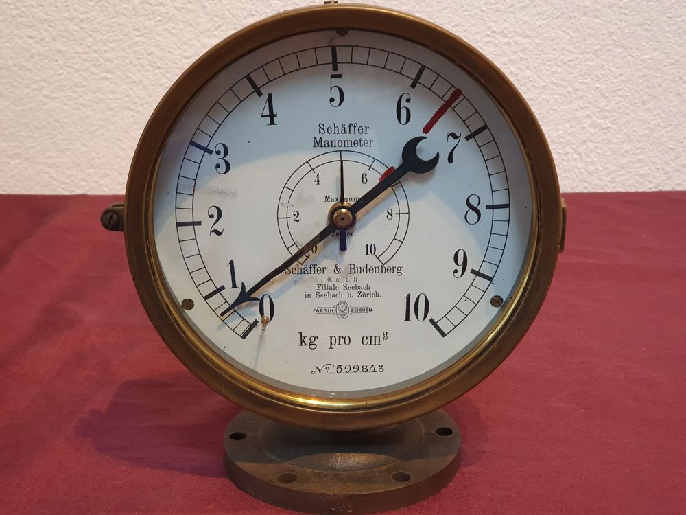 Antikes Manometer Schaeffer & Budenberg (Gebraucht) in Weesen für CHF ...