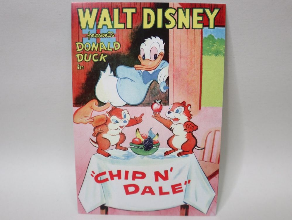 AK Disney Donald Duck Chip N' Dale 1947 Ansichtskarte | Kaufen auf Ricardo